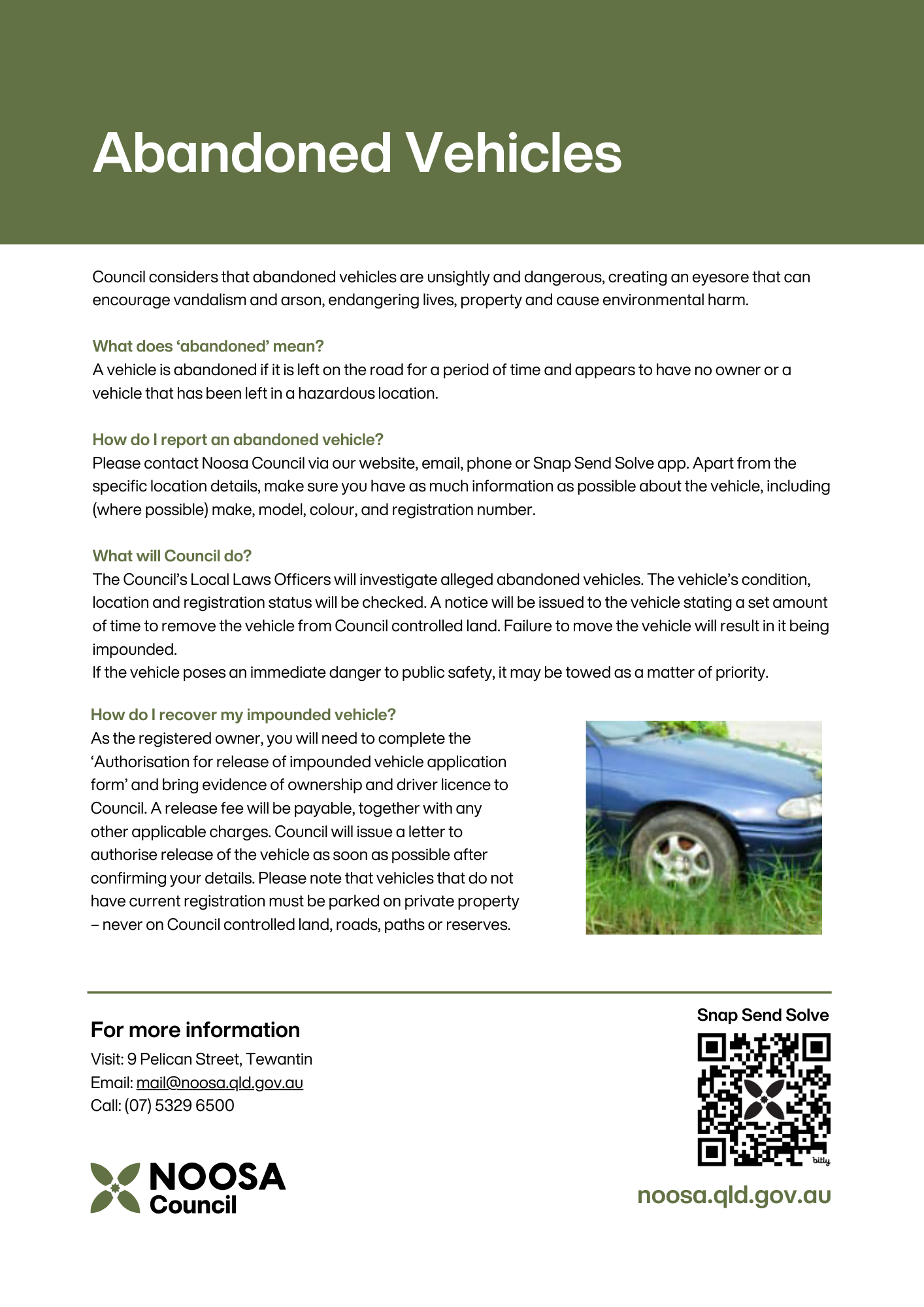 Parking Regulations | Noosa Shire Council