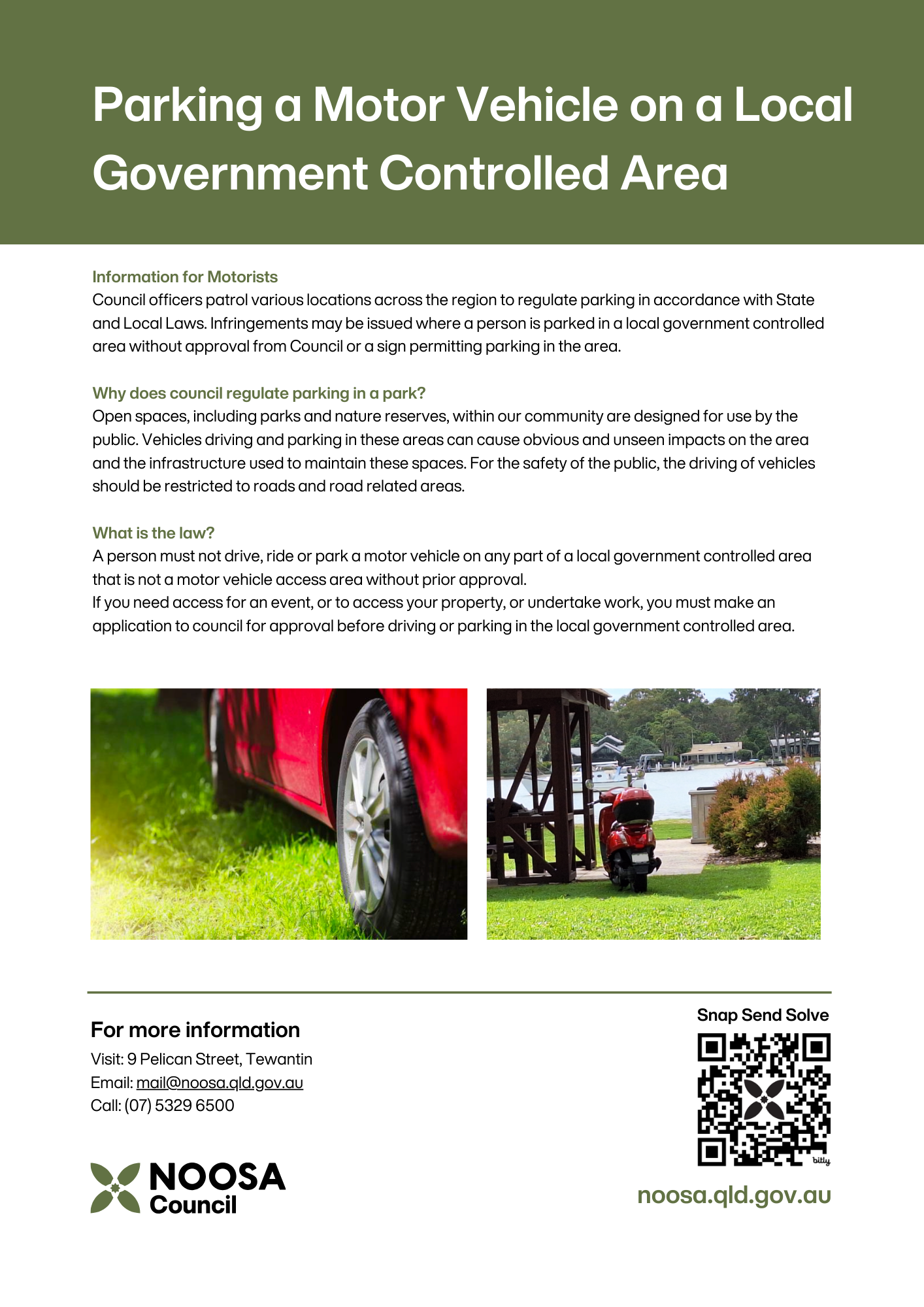 How to park legally | Noosa Shire Council
