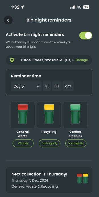 Bin Collection Days | Noosa Shire Council